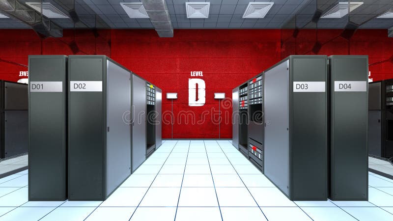 Supercomputing center stock image. Image of technology - 114277525