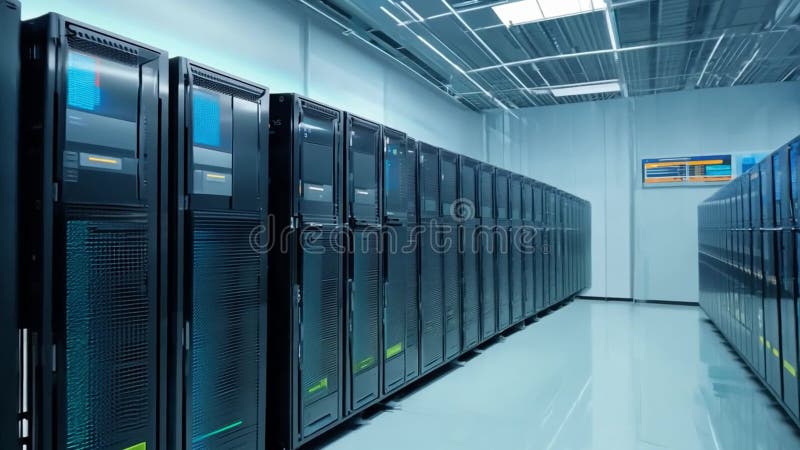 Supercomputing Center, a Multitude of Supercomputers, Internet ...