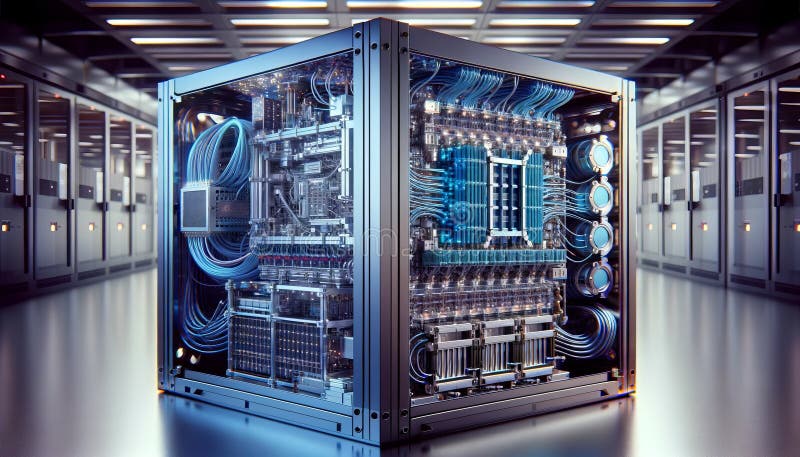 Supercomputing Power of Quantum Processors Stock Illustration ... Supercomputing Power of Quantum Processors Stock Illustration ...