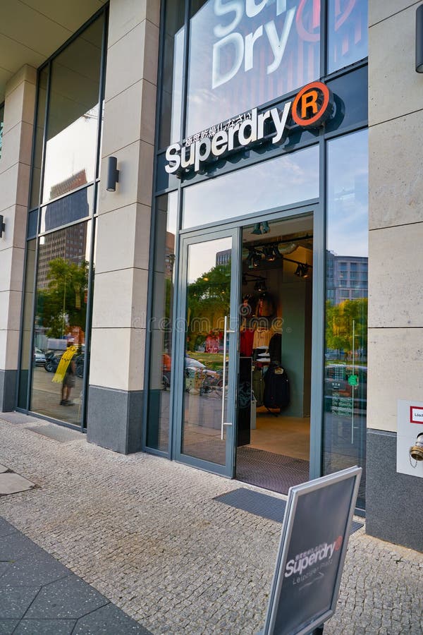 Superdry store in Berlin editorial photo. Image of superdry - 217321411