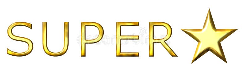 Superestrella stock de ilustración. Ilustración de mejor - 9110293