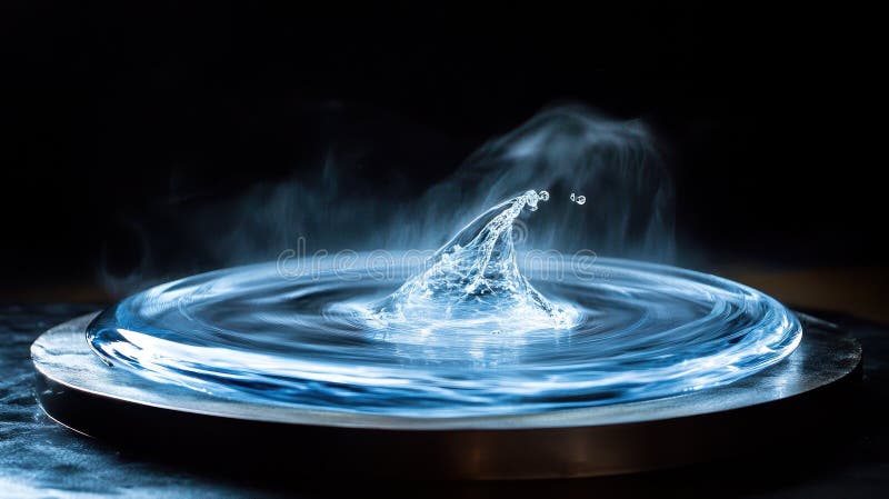 Superfluid Helium Vortex Phenomenon with Zero Viscosity Dynamics Stock ...
