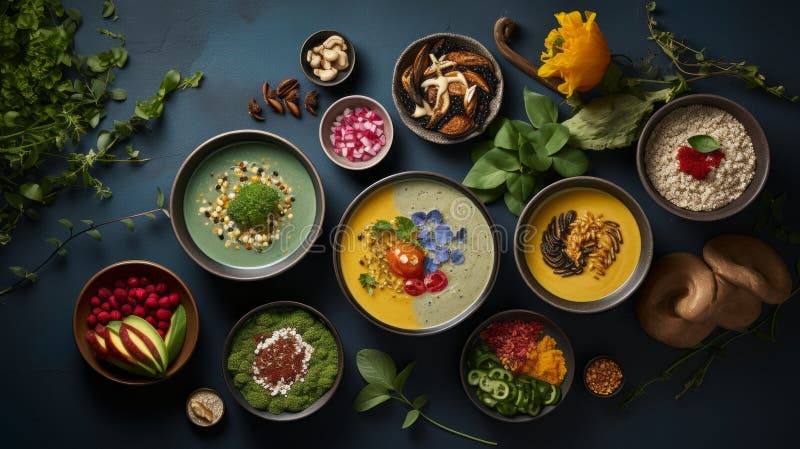 Superfood Discovery Culinary Adventure Stock Illustration - Illustration of table, dinner: 291342123