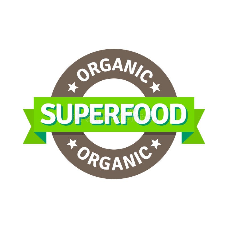 Superfood Vector Icon Stamp Badge Stock Vector - Illustration of ...