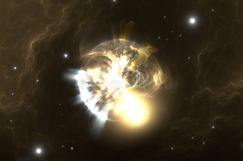 Supergiant Star Explosion, the Very First Stars in the Universe Stock ...