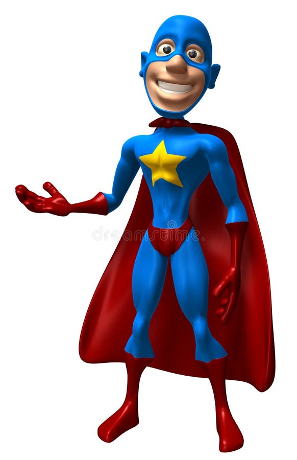 Superheld stock abbildung. Illustration von muskel, handschuh - 7650447