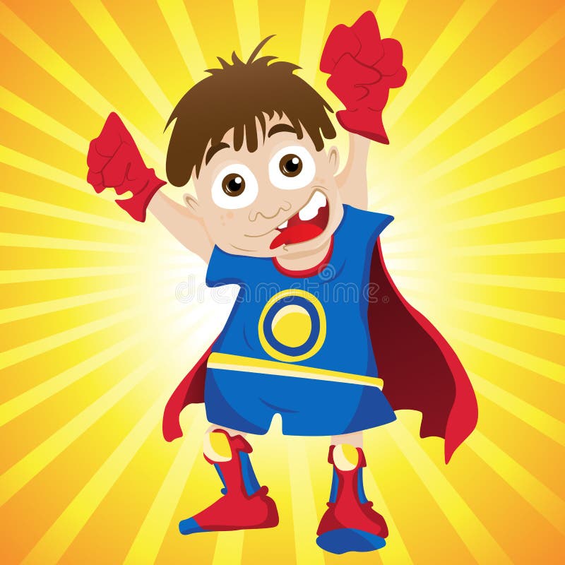Jungen Der Superheld-Familien-2 Vektor Abbildung - Illustration von ...