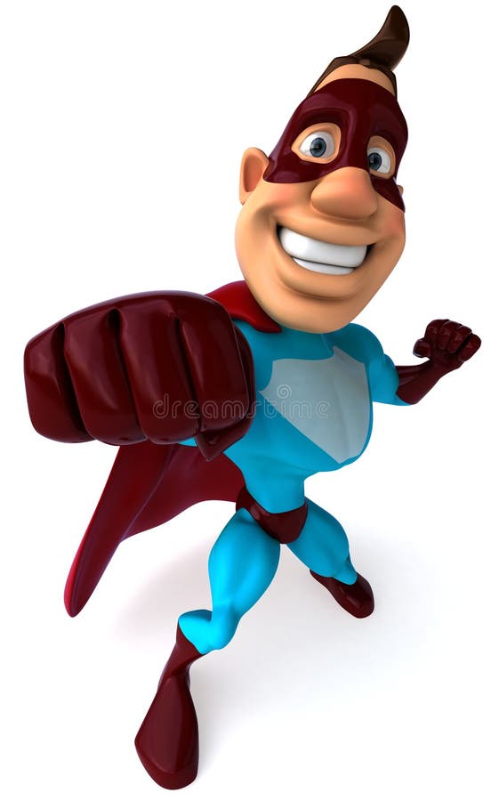 Superhero stock illustration. Illustration of build, mask - 17981586