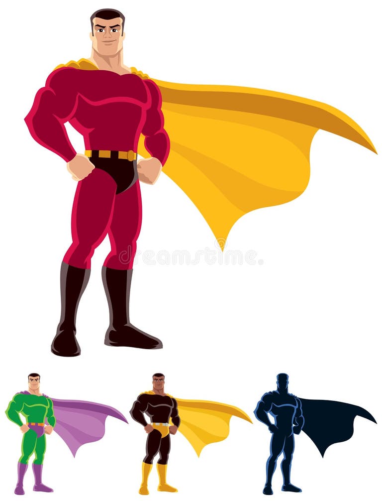Superhero Versions Stock Illustrations – 46 Superhero Versions Stock ...
