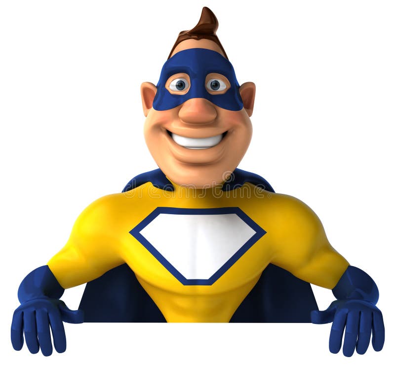 Superhero Thinking stock vector. Illustration of puzzled - 46112927