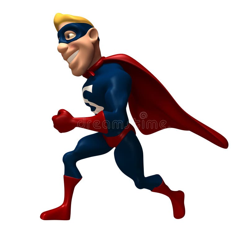 Superhero stock illustration. Illustration of build, heroes - 6409522