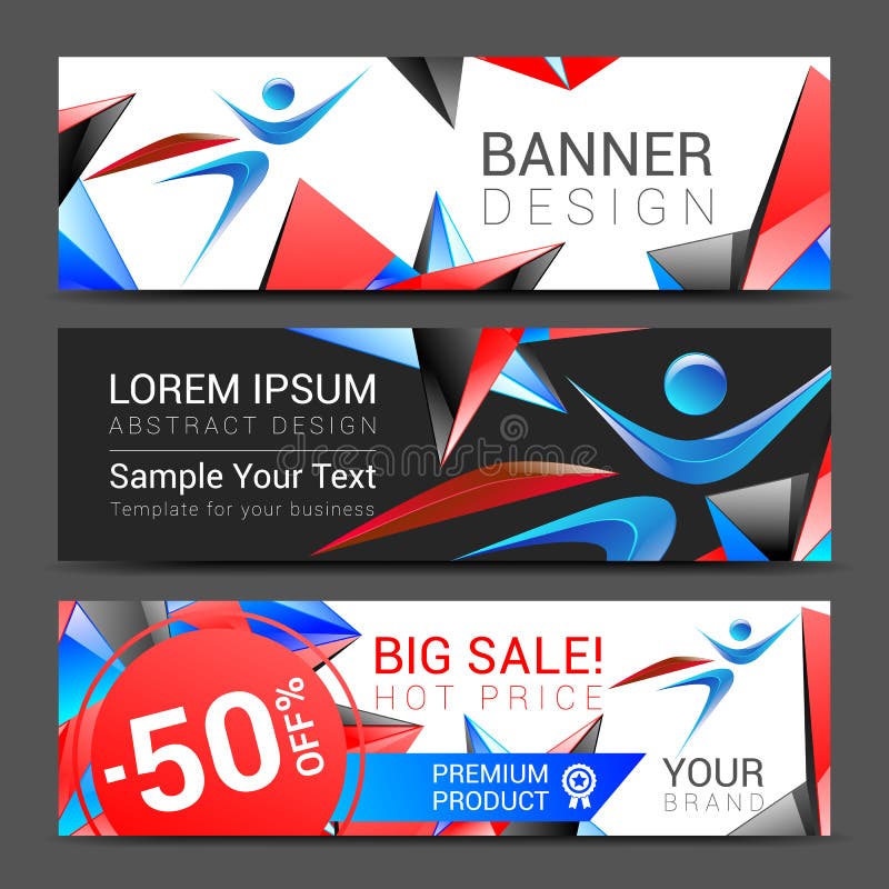 Superhero Banners 2 stock vector. Illustration of concept - 34494525