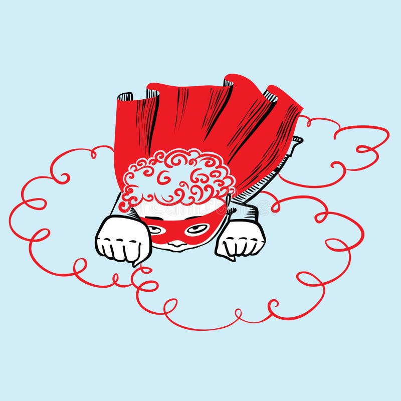 Superhero Avatar Flying Stock Illustrations – 263 Superhero Avatar ...