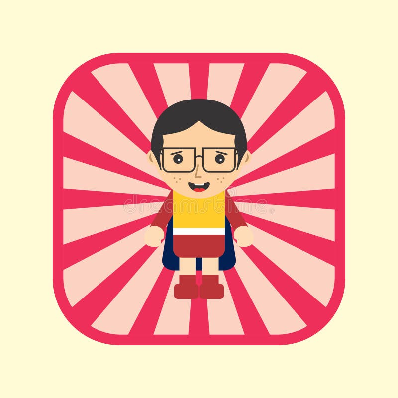 Superhero cartoon stock vector. Illustration of savior - 42839426