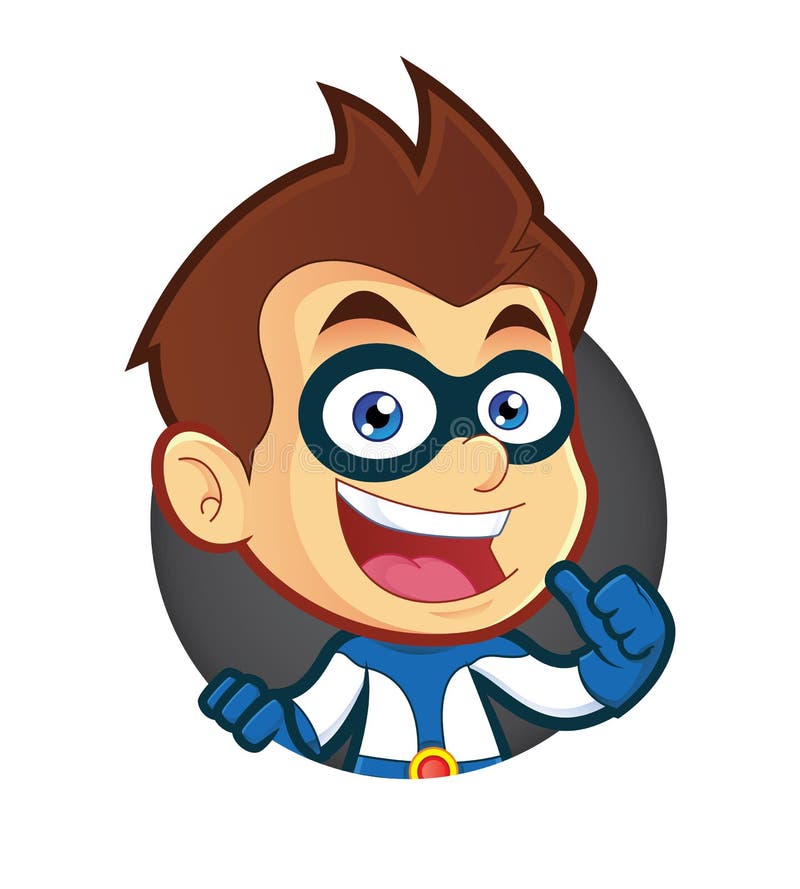 Superhero Thinking stock vector. Illustration of puzzled - 46112927