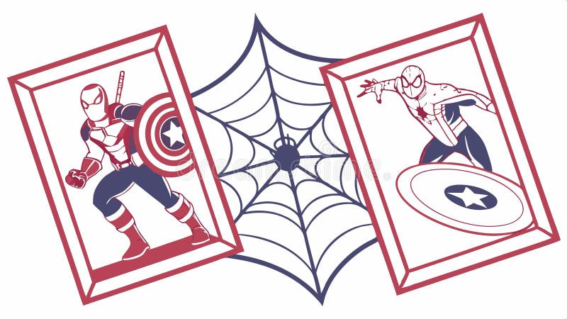 Superhero Comic Book Panel, Action Scene, Comic Art, Dynamic Superhero Vector Design Generative ...