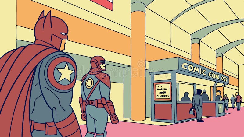 Superhero Comic Book Panel, Action Scene and Graphic Novel Style Vector ...