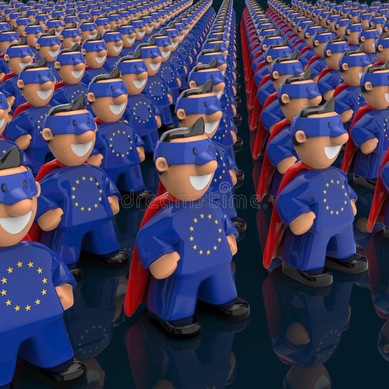 Superhero Concept - 3D Illustration Stock Illustration - Illustration ...