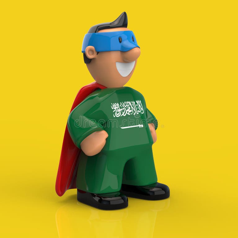 Superhero Concept - 3D Illustration Stock Illustration - Illustration ...