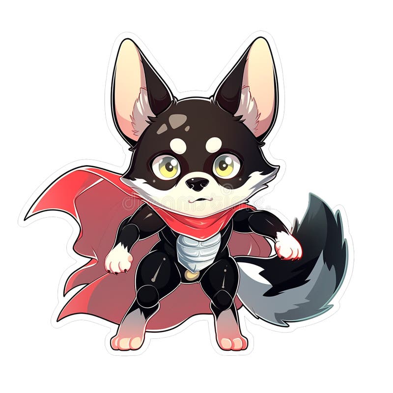 A Superhero Dog with Extraordinary Powers, AI Generated, Sticker Ver.18 ...