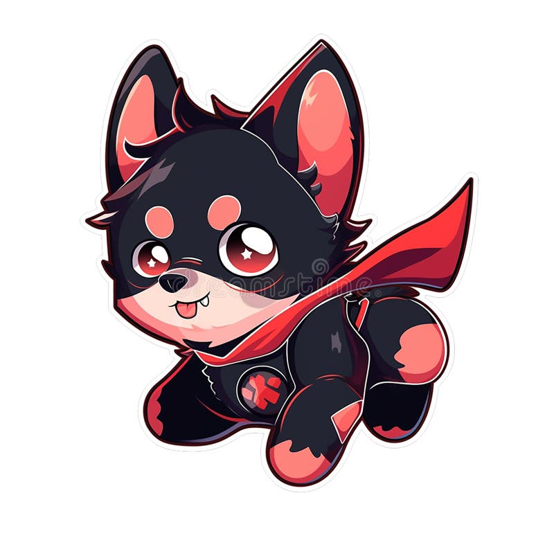 A Superhero Dog with Extraordinary Powers, AI Generated, Sticker Ver.12 ...