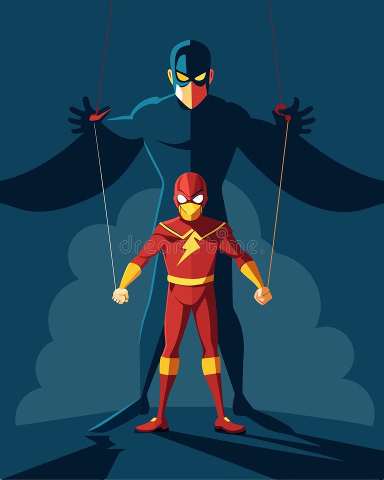 Superhero Control Stock Illustrations – 343 Superhero Control Stock ...