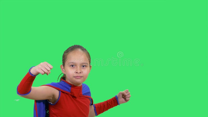 Superhero Girl in Fighting Stance Stock Video - Video of fighting, nine ...