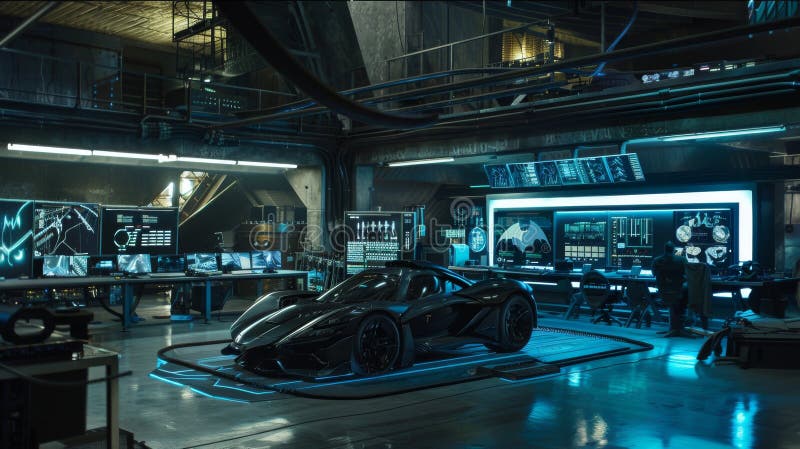 A Superhero Headquarters Hidden in Plain Sight Stock Photo - Image of ...