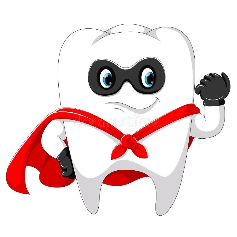 Cartoon Superhero Tooth Stock Illustrations – 599 Cartoon Superhero ...