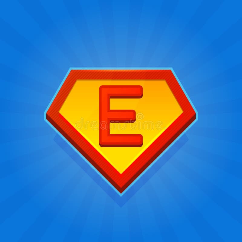 Hero Letter E Stock Illustrations – 111 Hero Letter E Stock ...