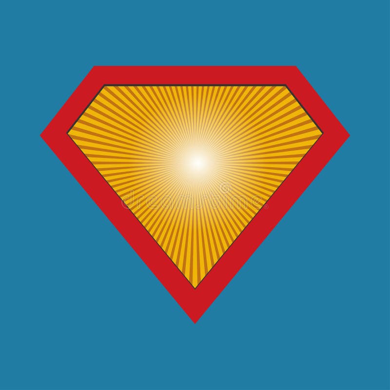 Blank Superman Logo Template