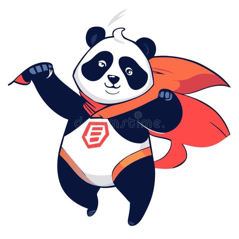 Panda Superhero Stock Illustrations – 318 Panda Superhero Stock ...