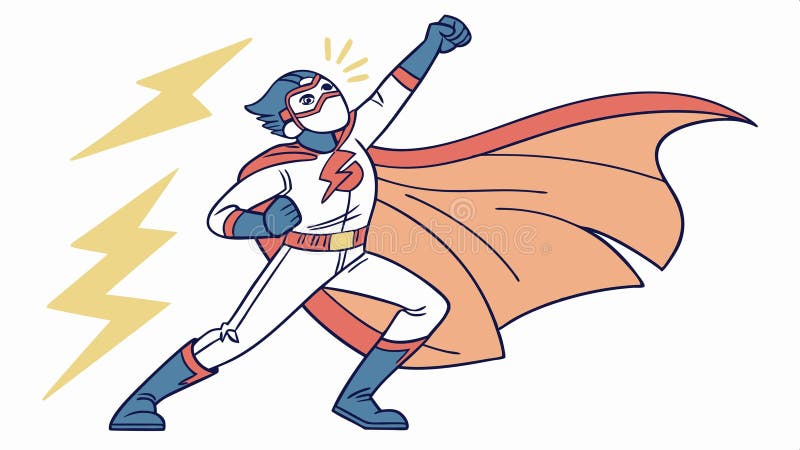 Superhero Running Fast, Comic Book Hero and Power for Action and Speed ...