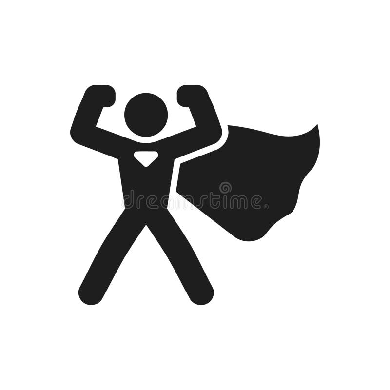 Superhero Strength Icon stock vector. Illustration of power - 361857049