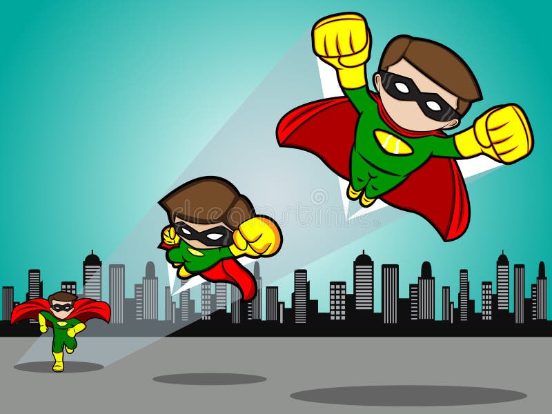 Superhero Flyng Stock Illustrations – 4 Superhero Flyng Stock ...