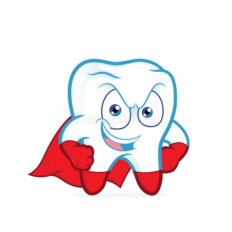 Cartoon Superhero Tooth Stock Illustrations – 599 Cartoon Superhero ...