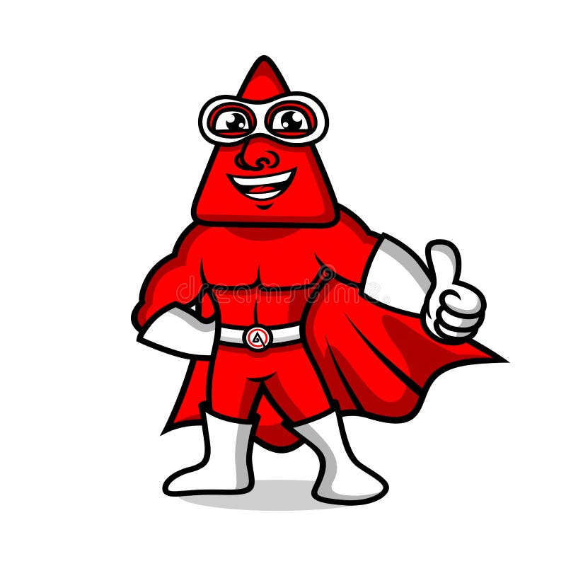 Superhero triangle logo stock vector. Illustration of shape - 217513084