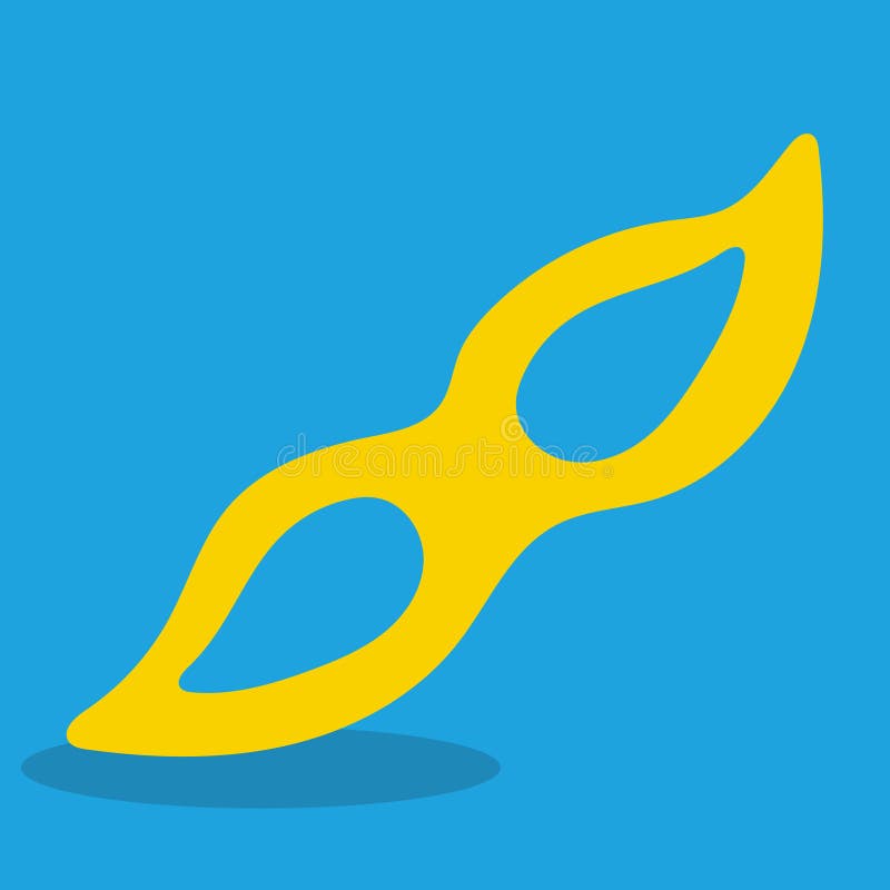 Superhero Yellow Mask 13 Copy Stock Vector - Illustration of copy, mask ...