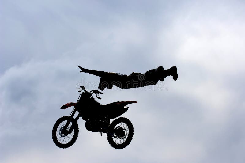 Superman stock photo. Image of aerial, adventure, motocross - 6407606