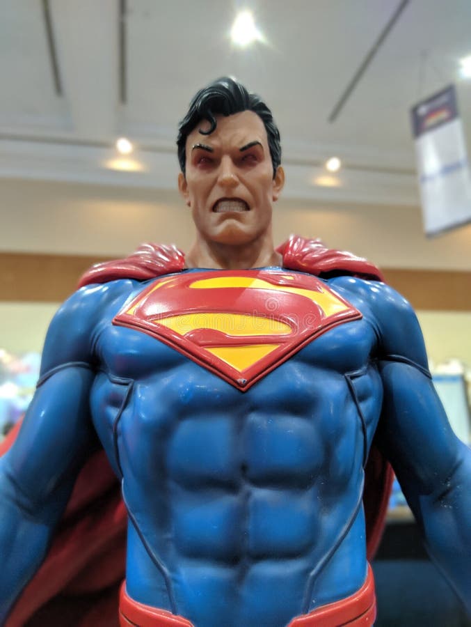 Superman action figure editorial photography. Image of anime - 200202842
