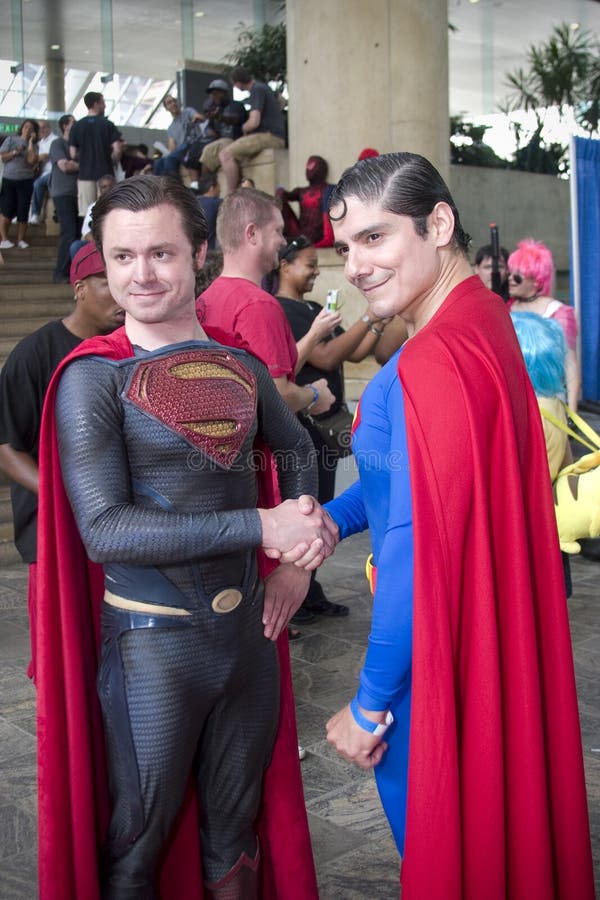Superman at Baltimore Comicon Editorial Image - Image of players, comic ...