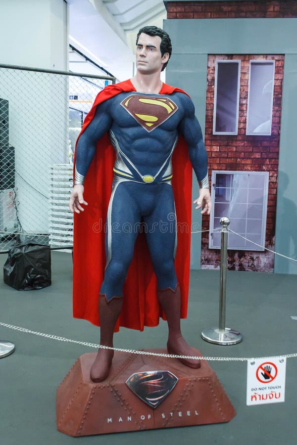 Superman Model. editorial stock image. Image of model - 44387844