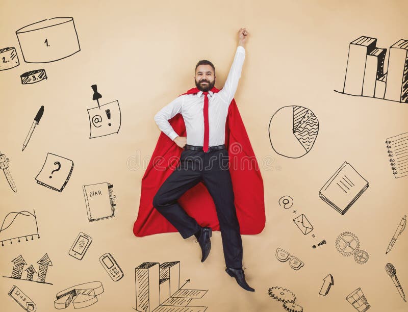 Supermanager stockfoto. Bild von geschäftsmann, beige - 53390402