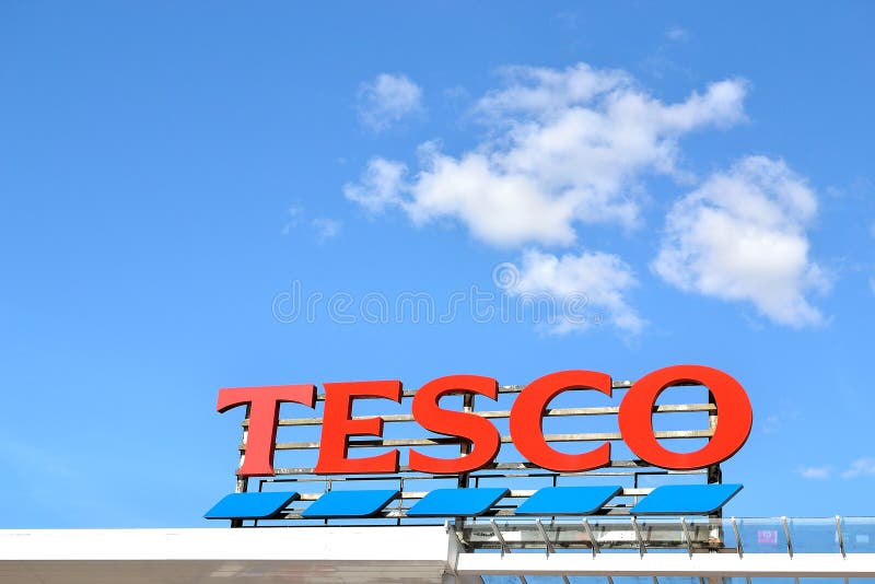 Logo et slogan de Tesco image stock éditorial. Image du affaires - 95180239
