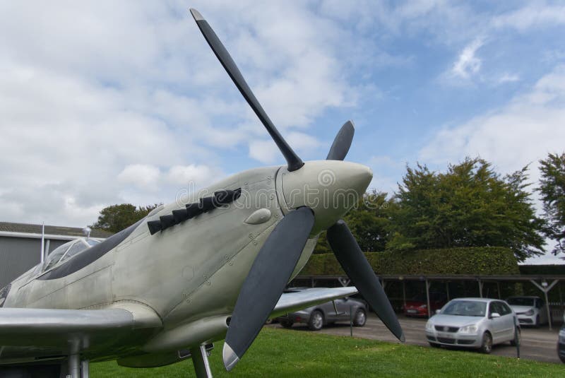 Supermarine Spitfire front stock image. Image of spitfire - 349988217