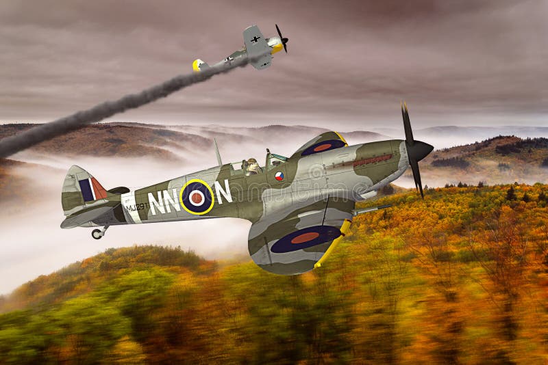 Spitfire Stock Illustrations – 310 Spitfire Stock Illustrations ...