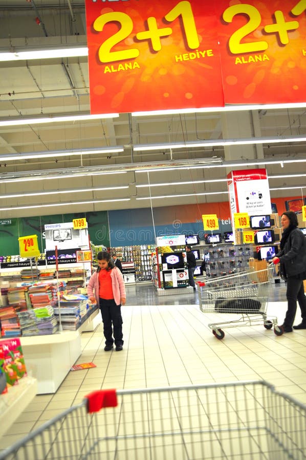 Photos at Hypermarket Carrefour Grand Opening Editorial Stock Image ...