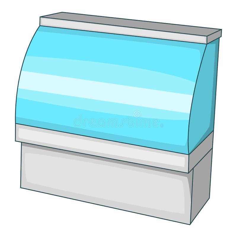 Supermarket Counter Icon, Cartoon Style Stock Vector - Illustration of ...