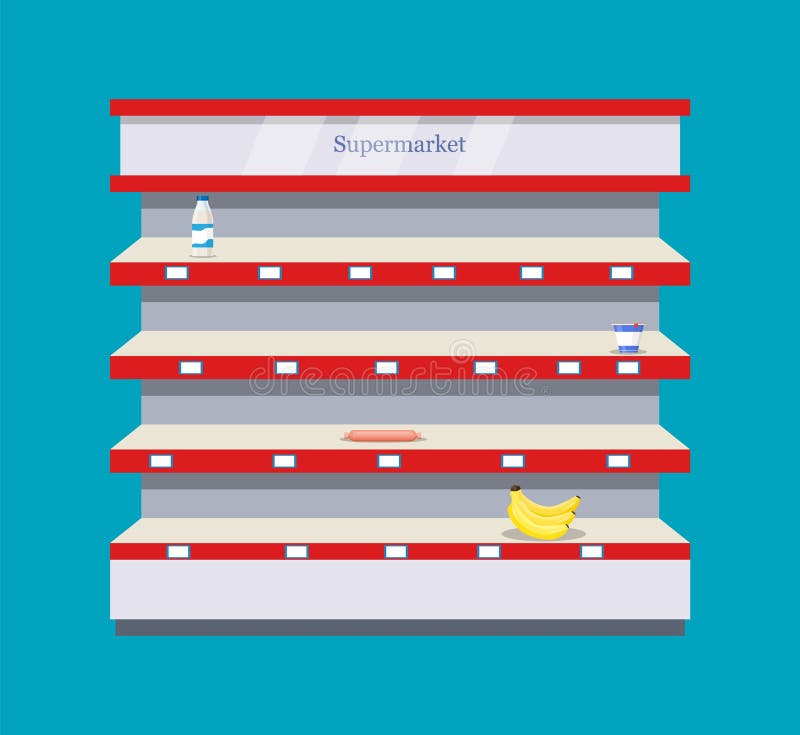 Empty Shelf Cartoon Stock Illustrations – 1,695 Empty Shelf Cartoon ...