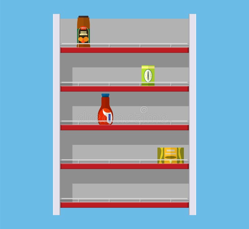 Empty Shelf Cartoon Stock Illustrations – 1,695 Empty Shelf Cartoon ...